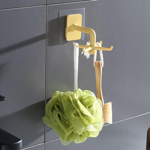 Jual GANTUNGAN TEMPEL DINDING TEMBOK HOOK 4 KAIT 360 DERAJAT HOOK PUTAR ...