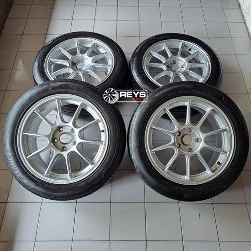 Jual Velg Mobil R17 Wedsport TC105N Silver+Ban Achilles 215/55R17 Like ...