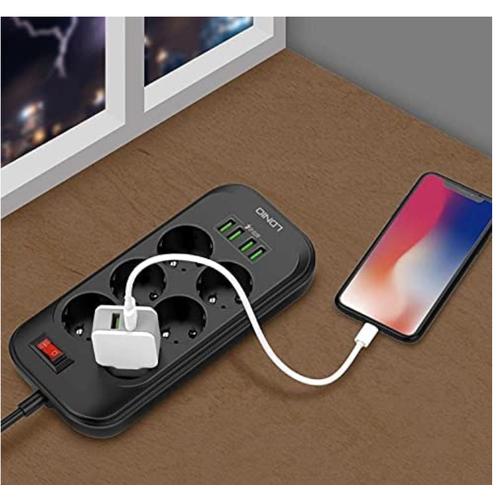Promo Original LDNIO Power Socket 6 Port USB 4 Port Stop Kontak ...