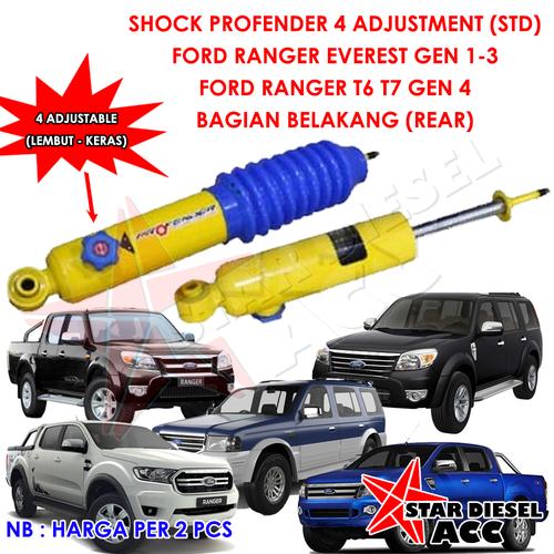 Jual Profender Shock Breakes Ford Ranger T6 T7 FORD EVEREST GEN 4 REAR ...