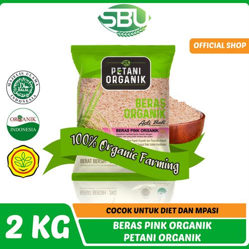 Jual Beras Pink Petani Organik 2kg / Cocok Untuk Diet dan Mpasi ...