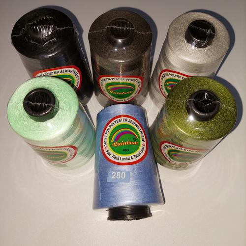 Jual Benang Jahit Besar 40/2 5000 Yard merk Rainbow - 1 pcs - Jakarta ...