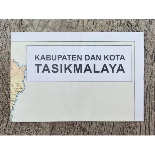 Jual Peta Kabupaten dan Kota Tasikmalaya - Jakarta Barat - niki toko ...