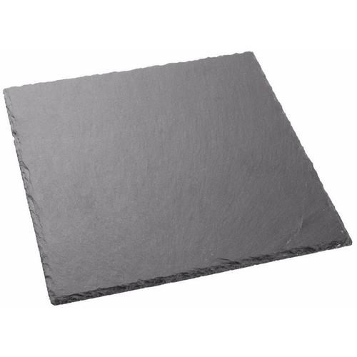 Jual PIRING MAKAN BATU BENTUK KOTAK / SQUARE SLATE PLATE - 25x25cm ...