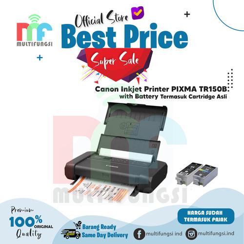 Promo Printer Canon PIXMA TR150B Portable Nirkabel With Battery Cicil 0 ...