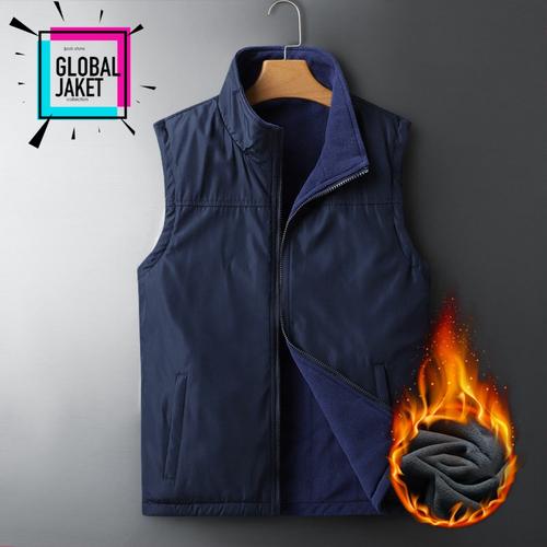 Jual Jaket Rompi Pria Motor/Rompi Hangat/Vest pria/Rompi tebal anti air ...