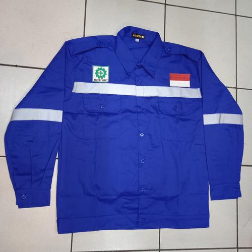 Jual SERAGAM PROYEK LENGAN PANJANG BIRU BCA+LOGO - Jakarta Barat ...