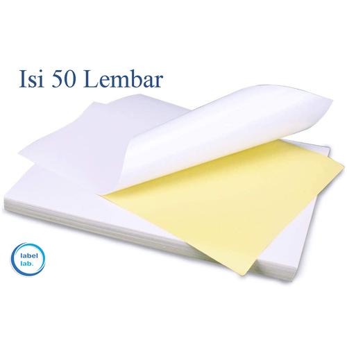 Jual Kertas Sticker HVS A4 LINTEC (isi 500 / 1 Rim) - Kota Tangerang ...