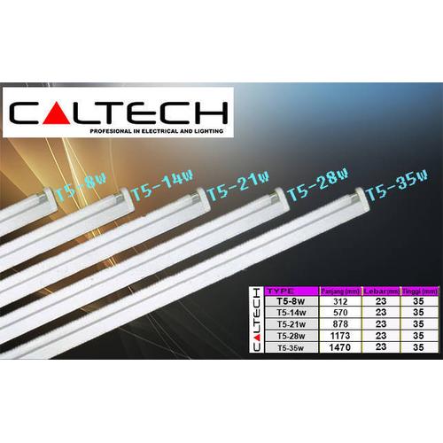 Jual Lampu TL T5 28 watt komplit Caltech / Lampu Aquarium / Etalase ...