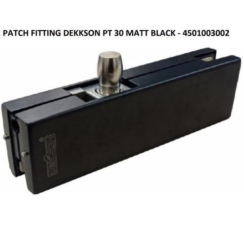 Jual PATCH FITTING DEKKSON PT 30 MATT BLACK Over Panel Patch Pintu Kaca ...