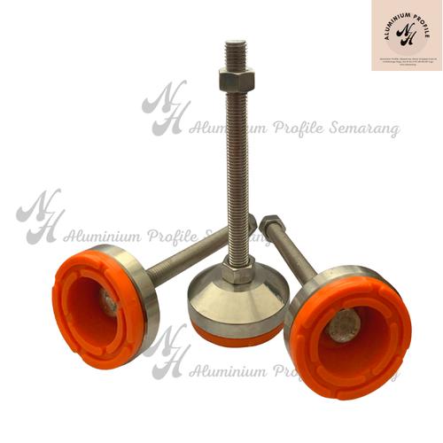 Jual foot adjuster M12x100 / heavy fix mounting SUS 304 M12x100 - Kab ...