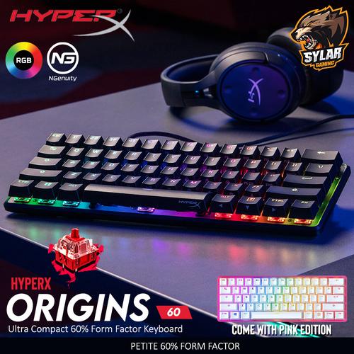 Jual HyperX Alloy Origins 60 Mini RGB Mechanical Gaming Keyboard - Pink ...