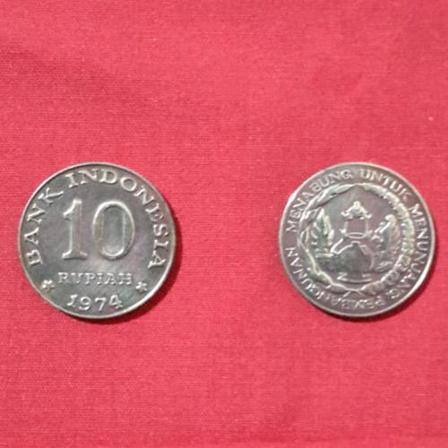 Jual Uang Koin Kuno Indonesia RP10 Tahun 1974 - Kota Semarang ...