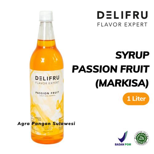 Jual Syrup Markisa PASSION FRUIT Delifru | Sirup Buah Premium 1 L 1000 ...