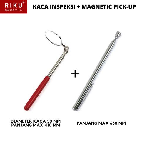 Jual Inspection Mirror Magnetic Pick Up / Kaca Inspeksi Magnet - Kota ...
