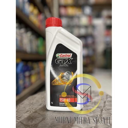 Jual Castrol GTX Diesel Oil Oli SAE 15W-40 15W40 15 W 40 1 L - Kemasan ...