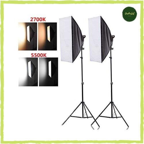 Jual Lampu Foto Softbox Reflektor Photo Studio Dimmable LED Lighting ...