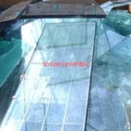 Jual kaca bekas potongan sisa per 100g limbah kaca random u kerajinan ...