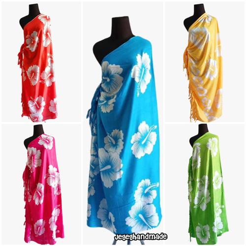 Jual Kain Pantai Bali Bunga Pucuk Rumbai | Kain Pantai Bali Murah ...