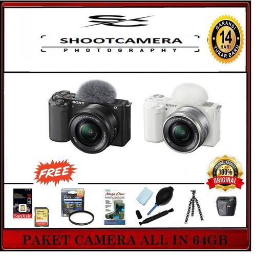 Jual CAMERA SONY ZV E10 16-50MM KIT - SONY ZV-E10 16-50MM KIT - Hitam ...