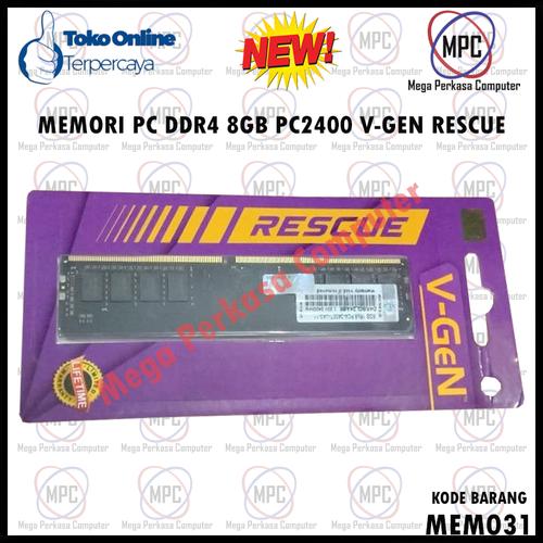 Jual MEMORY VGEN V-GEN RESCUE DDR4 8GB 2400/2666 PC 19200/21300 Untuk ...