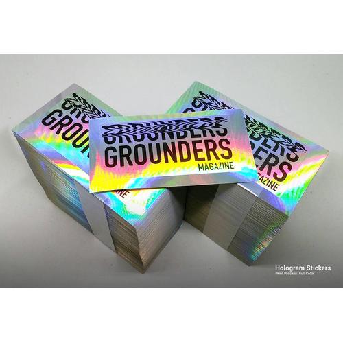 Jual Stiker Hologram Silver Gold Metalize - Print Sticker Label ...