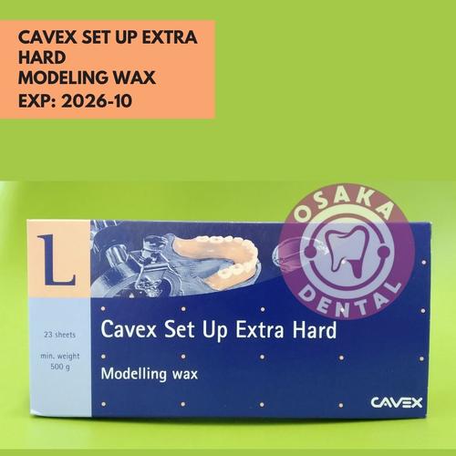 Jual Cavex Dental Wax (Modelling Wax Set Up Extra Hard) - 1 LEMBAR ...