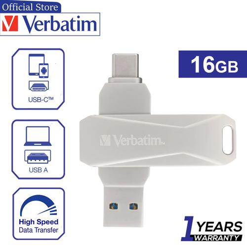 Jual Verbatim Store'N'Go OTG USB 3.2 Gen1 Type-C 16GB #66794 - Jakarta ...