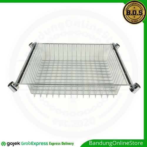 Jual Rak Susun Besi Krisbow 60x45x11 Cm Keranjang Tarik Rak Kawat ...