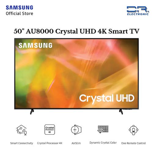 Jual Samsung 50AU8000 50" AU8000 Crystal UHD 4K Smart TV (2021 ...