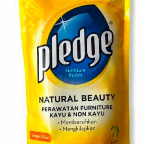 Jual PLEDGE FURNITURE POLISH NATURAL BEAUTY LEMON REFILL 450ML - lemon ...