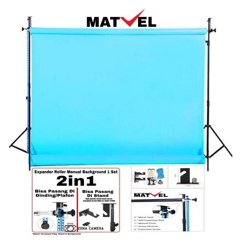 Jual Expander 1 Set Background Singel Roller Manual Chains Photo BG ...