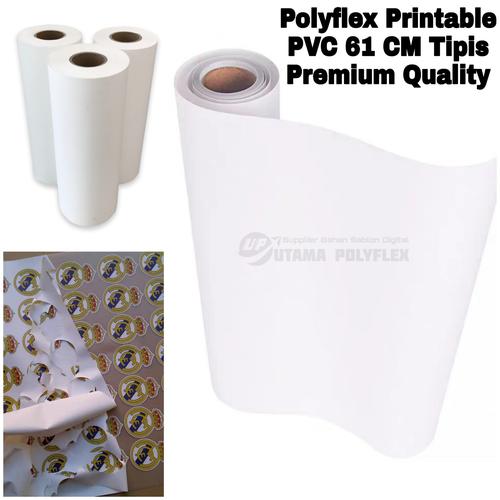 Jual Polyflex Printable PVC Lebar 61 cm Tipis Premium / Poliflex ...
