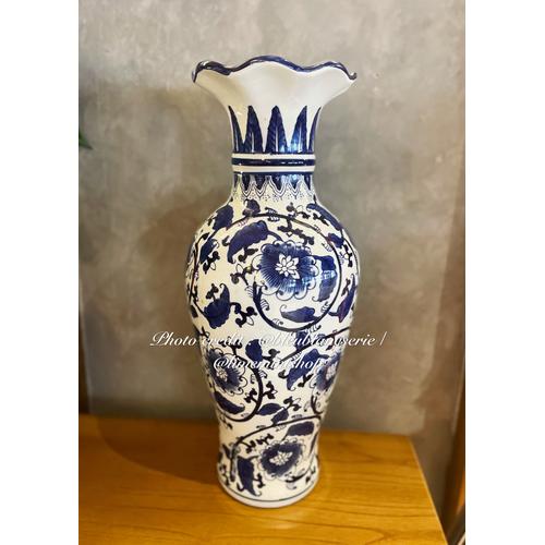 Jual Vas / Tempat Payung Keramik Pajangan Biru Putih Dexa - Jakarta ...