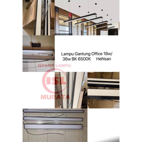 Jual LAMPU KANTOR LED GANTUNG OFFICE BALOK 18WATT DAN 36WATT 120CM ...