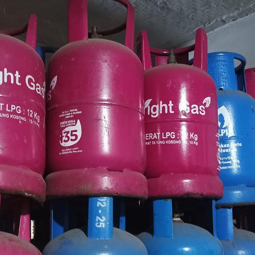 Jual TABUNG BRIGHT GAS 12 KG PINK DENGAN ISI Only via gosend Dan grab ...