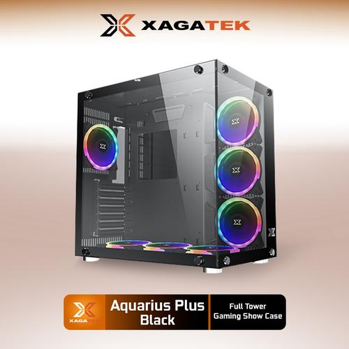Jual CASING Xigmatek Aquarius Plus - 7 FAN RGB Black- PC Gaming Case ...