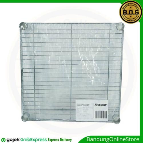 Jual Rak Besi Susun Krisbow 45x45x4 Cm Rak Kawat Persegi Wire Rack ...