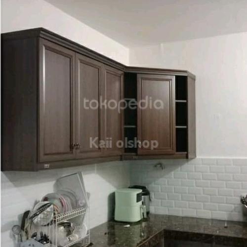 Jual Kitchen set 4 pintu letter L/lemari gantung/rak dapur colombia ...