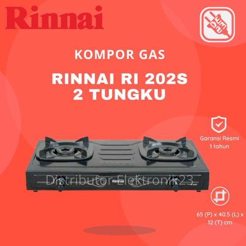 Jual Rinnai RI-202S Kompor Gas 2 Tungku Rinnai rinai - Kompor + Selang - Jakarta Utara ...