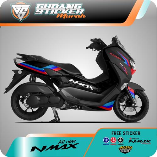 Jual STRIPING PRINT CUTTING MOTOR YAMAHA NMAX NEW EDISI BMW - Putih ...