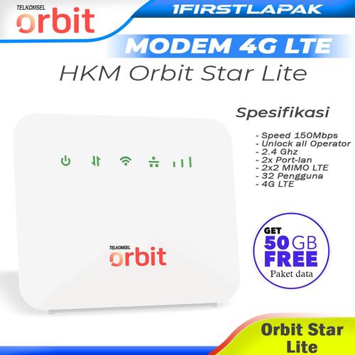 Jual Telkomsel Orbit Star Lite HKM0126 Modem WiFi 4G Router Wifi Mu ...