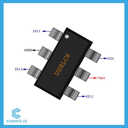 Jual USBLC6 USB ESD Protection SOT23 - Kab. Bandung Barat - cosmic.id ...
