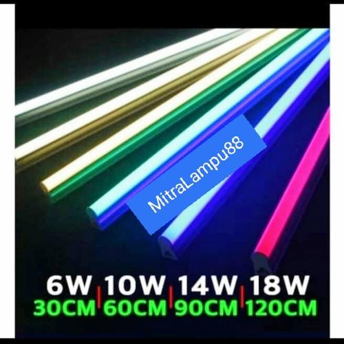 Jual Lampu TL Neon Led T5 TUBE LIGHT 18W 18Watt 120Cm 1200mm Warna ...