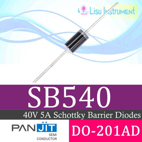 Jual SR540 SB540 Schottky Barrier Rectifier Diodes 5A 40V DO-201AD ...
