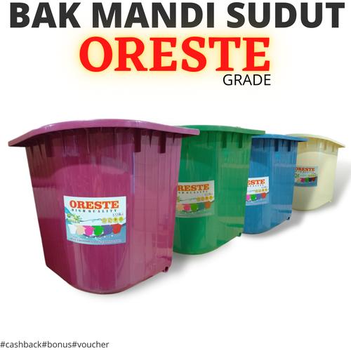 Jual Bak Mandi / Bak Air Sudut Bahan PVC ORESTE - Ori Putih - Kota ...