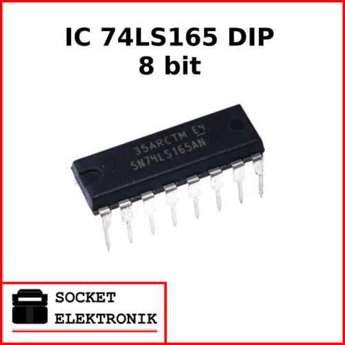 Jual IC 74LS165 74HC165 DIP 8 bit parallel to serial shift register - Kota Bandung - socket ...
