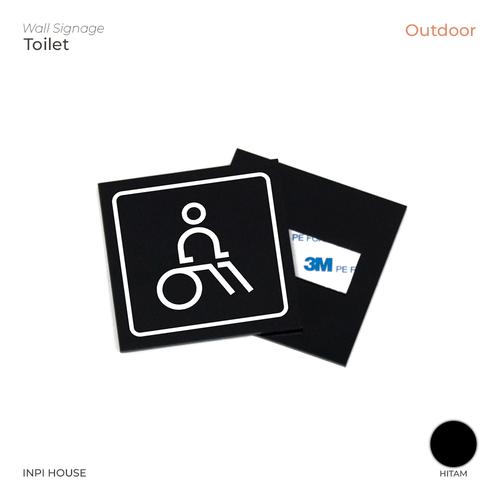 Jual logo jalur difabel - difable toilet sign - khusus difabel - sign ...