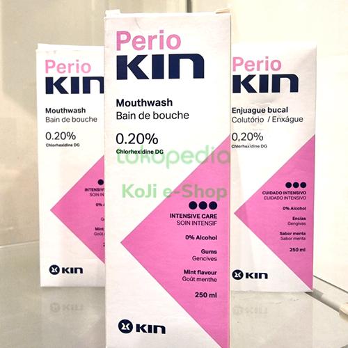 Jual Perio KIN Gingival Obat Kumur Gusi Mouthwash (Chlorhexidine ...