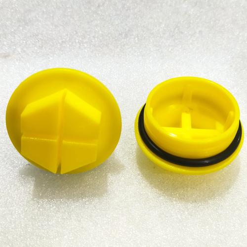 Jual Metric Thread Seal Plug M42 x 2.0 Thread O-Ring Plug Nylon Yellow ...